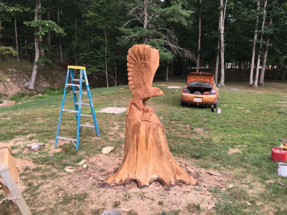 Stump Carvings – Kevin Black Chainsaw Carving