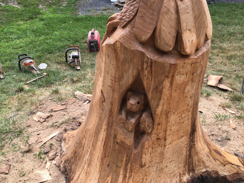 Stump Carvings – Kevin Black Chainsaw Carving