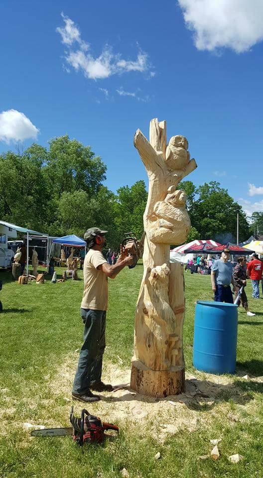 Stump Carvings – Kevin Black Chainsaw Carving